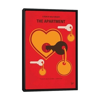 iCanvas "The Apartment Minimal Movie Poster" by Chungkong Framed Canvas Print - Bed Bath ...